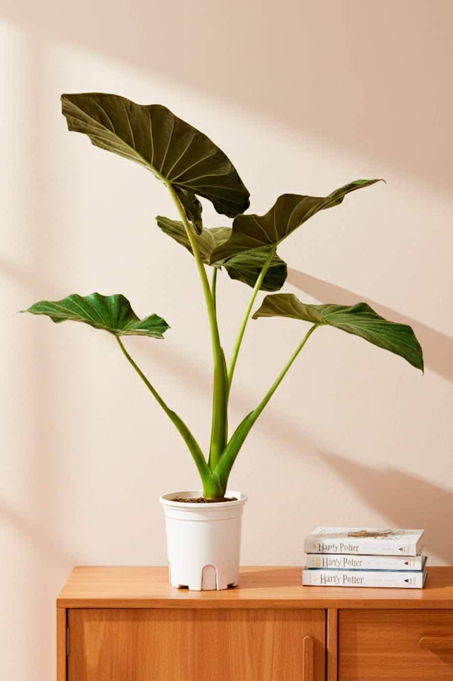 Buy Alocasia Regal Shield Tall Plant Online – Plantshop.me UAE