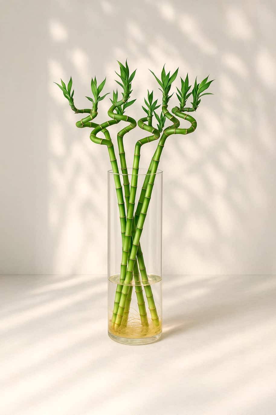 Buy Lucky Bamboo Stick in Glass Vase – Plantshop.me UAE